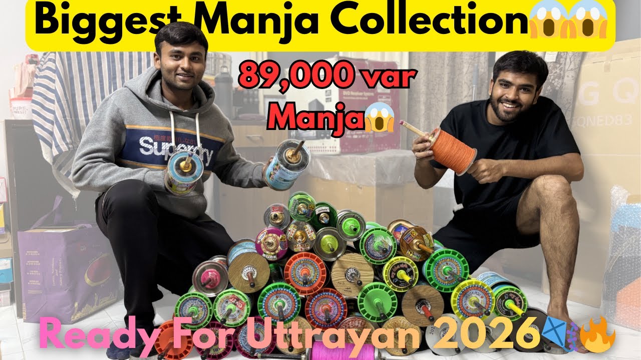 Unbelievable Manja Collection 🪁💥 | 37 Manja with 89,000 Var Dori ...