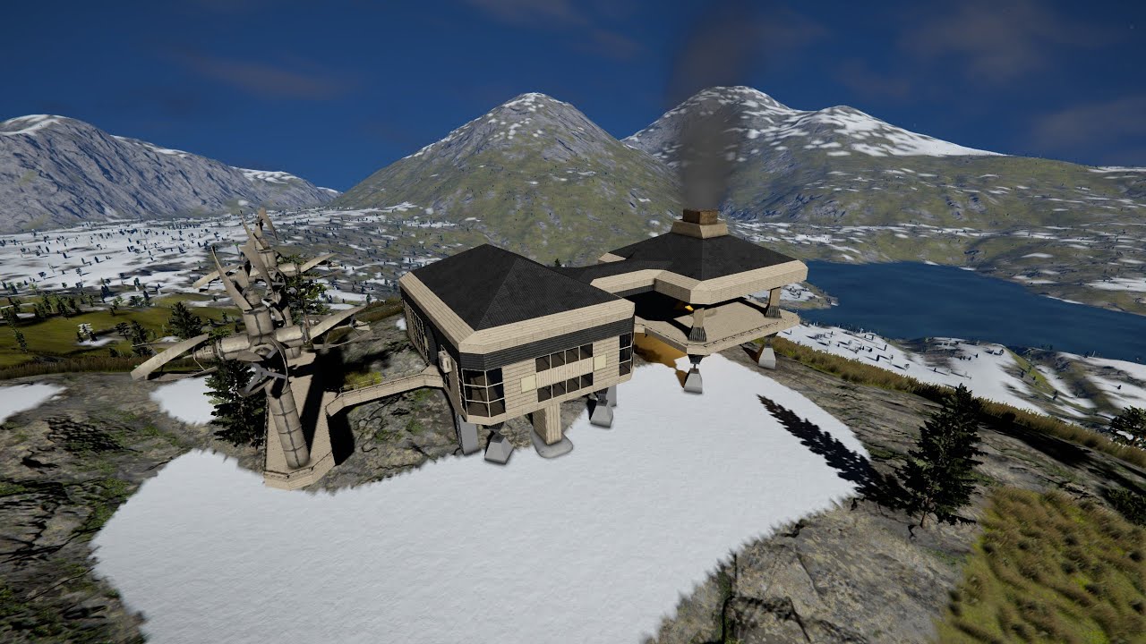 Space Engineers - New Base Build (WIP) - YouTube