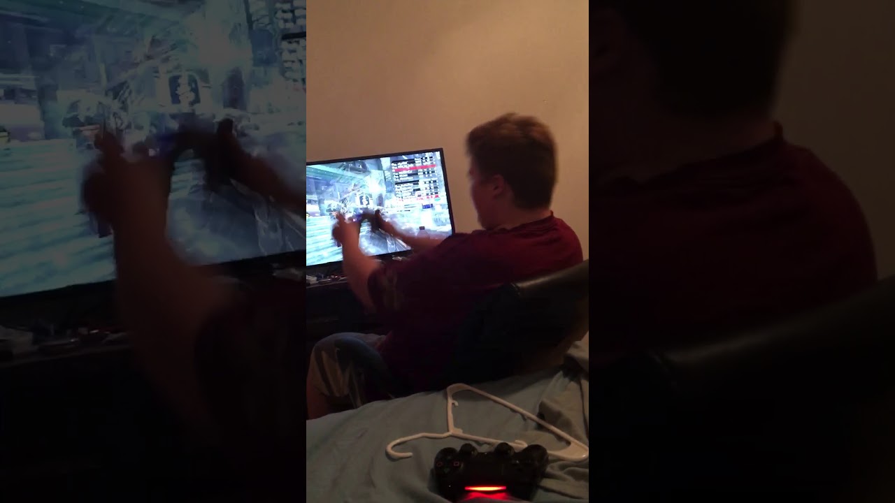 Fat Autistic kid rages at Call of Duty - YouTube