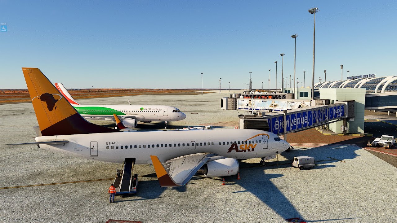 Dakar Cap Skirring | Asky Airlines Ops | PMDG 737-700 | GOBD - GOGS ...