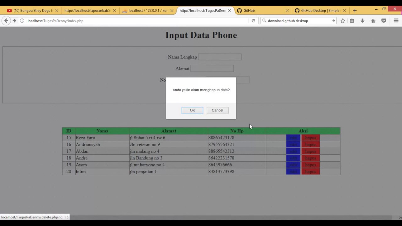 Web Phonebook - YouTube