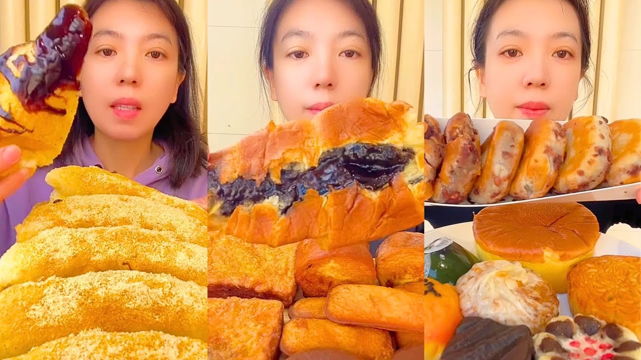 Traditional Chinese Homemade Food Eating Show | Buns Noodles & Desserts ...