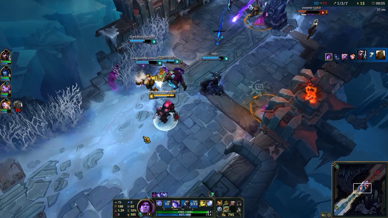 League of Legends | 5 man Taric ult saves Team - YouTube