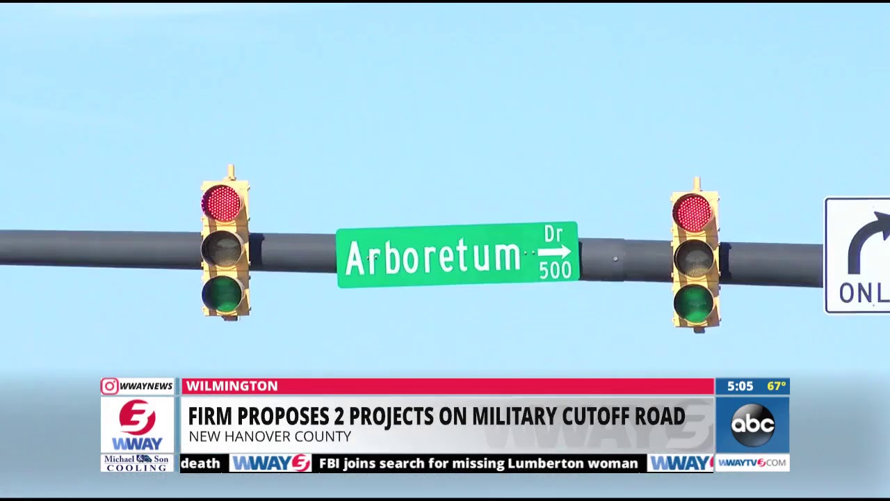 Wilmington firm proposes 2 projects on Military Cutoff Road - YouTube