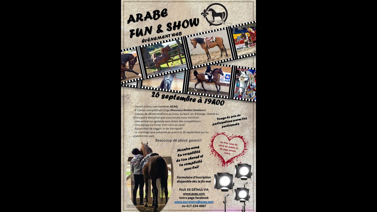 Fun&Show Arabe 2020/Arabian Fun&Show par ACAQ - YouTube