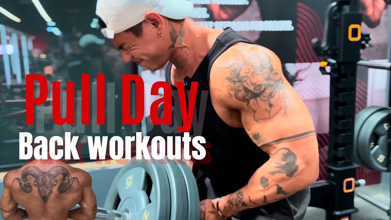 ️‍🔥 BACK MUSCLES WORKOUT ️‍🔥PULL DAY ซ้อมหลังวันที่2 เทคนิค+ทริค - YouTube
