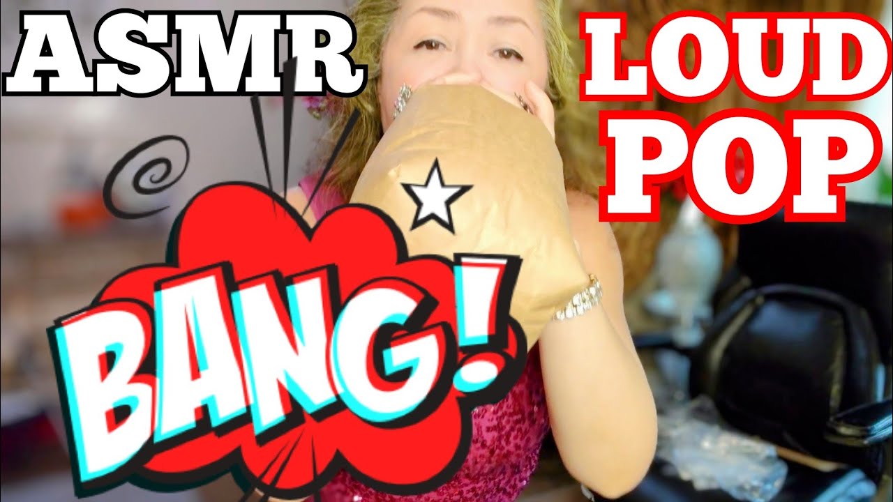 ASMR Loud POP Sounds: Plastic & Paper Bags Fun Popping Bags - YouTube