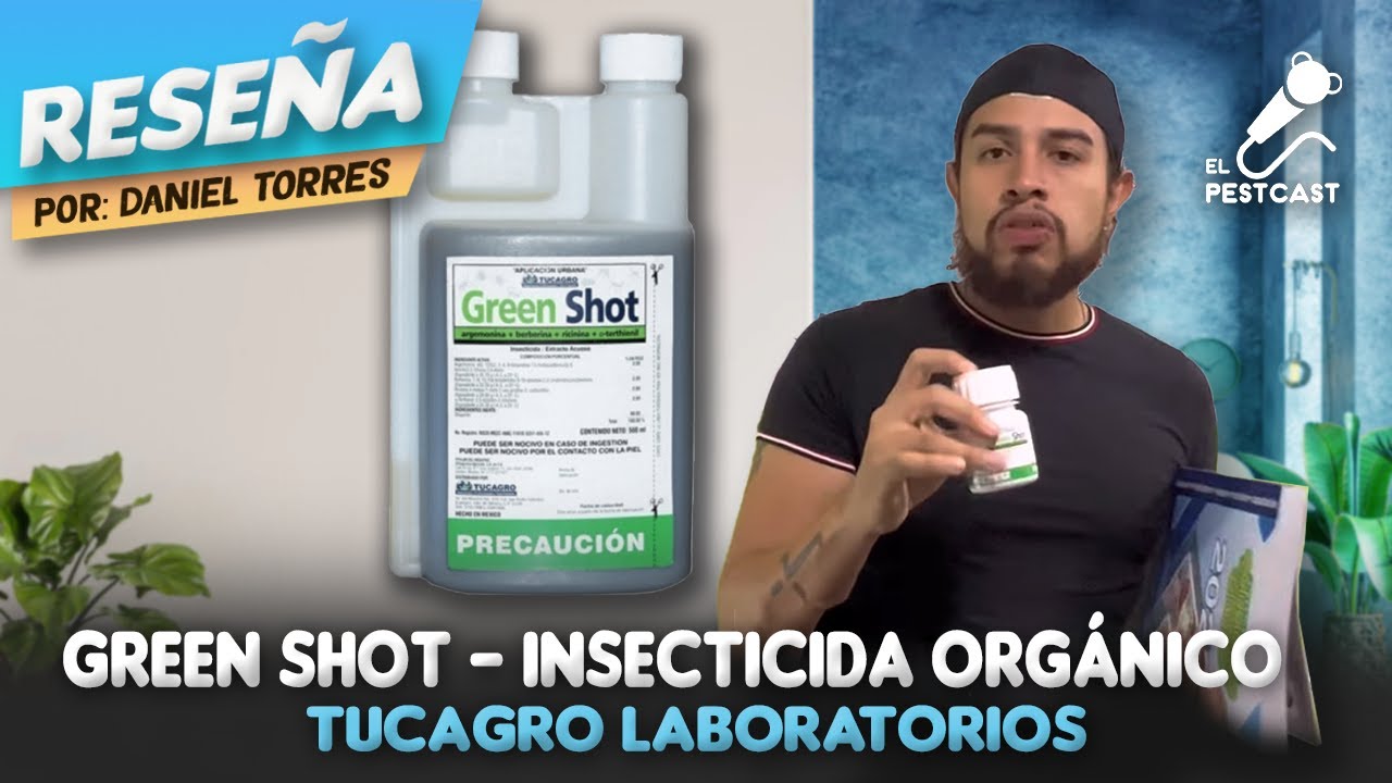 Insecticida orgánico green shot laboratorios tucagro cucarachas ...