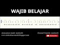 not angka wajib belajar - do = C Mayor - lagu wajib nasional - doremi ...