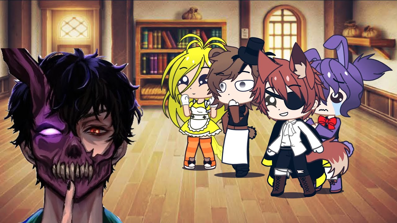Fnaf 1 meets corpse husband//Gacha club // 24 hours challenge// - YouTube