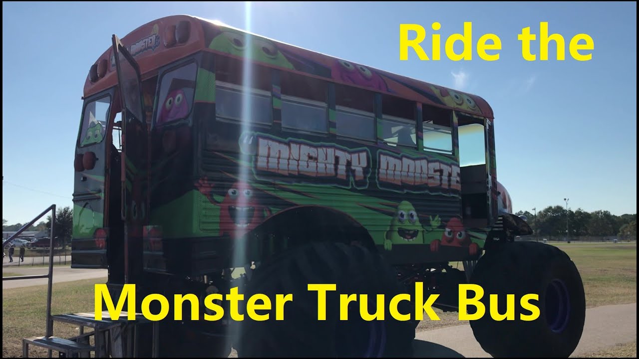 Monster Truck School Bus Ride - YouTube