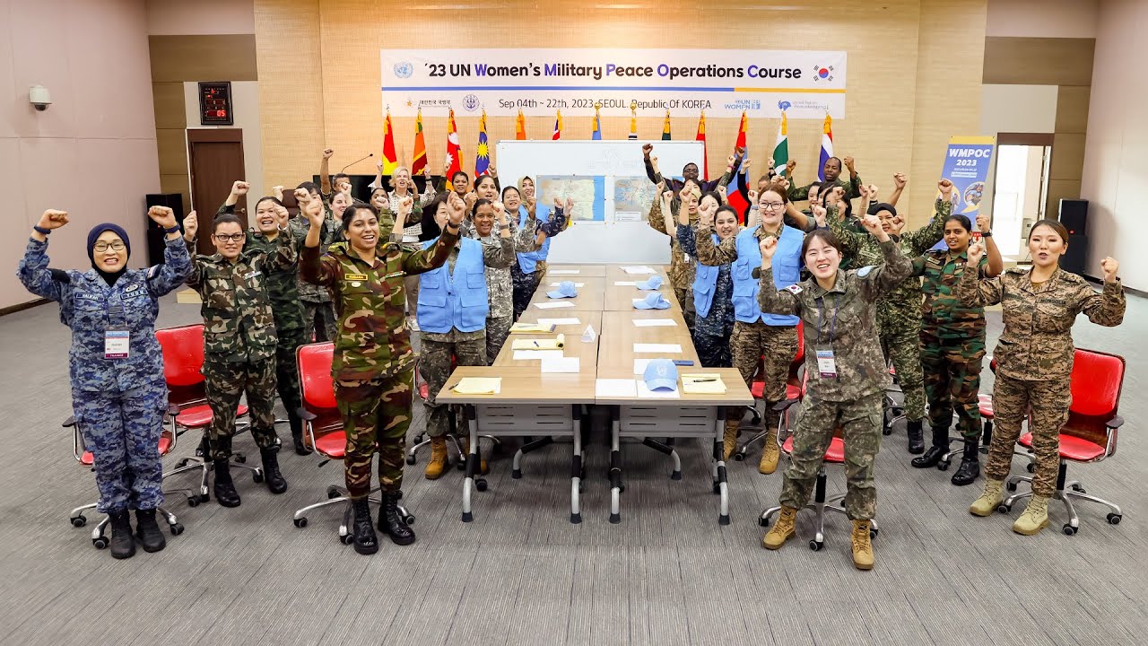 Women Military Peace Operation Course | Republic of Korea, 2023 - YouTube