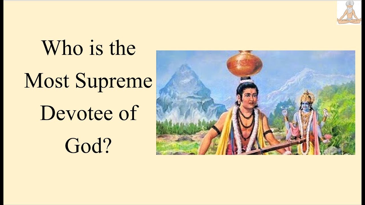 Spiritual Story - Who is the Most Supreme Devotee of God? - YouTube