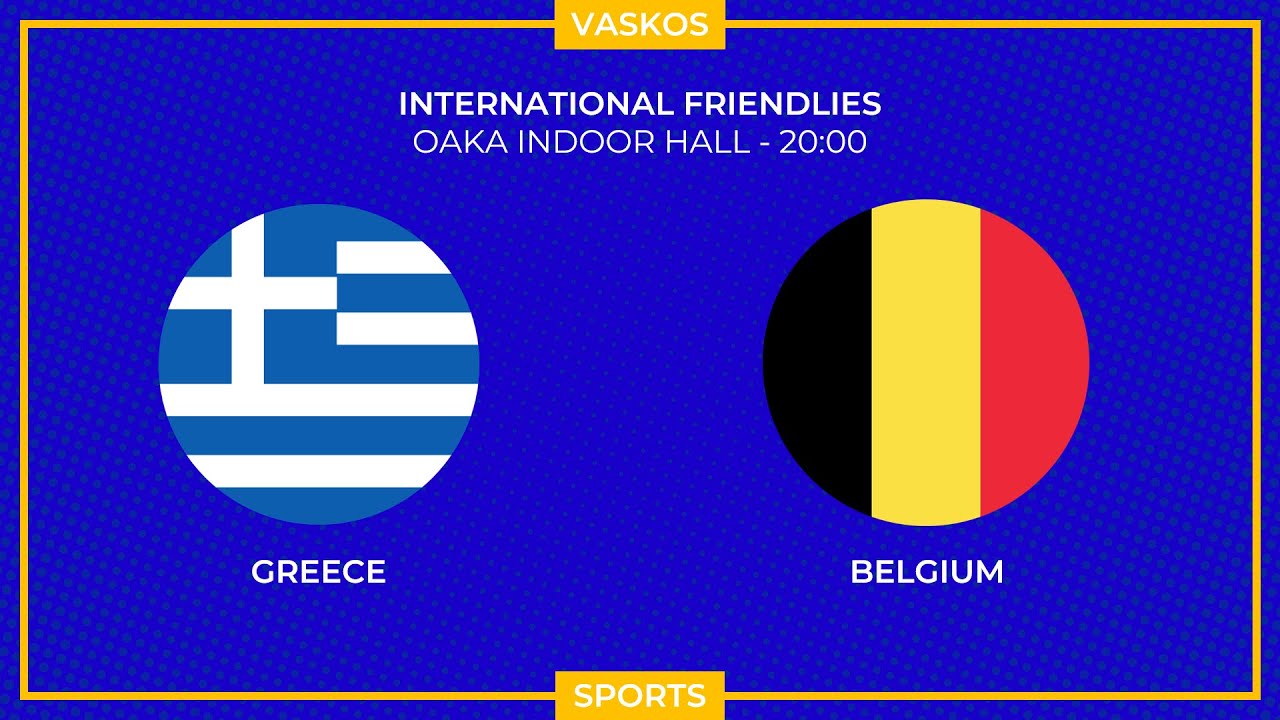 🔴 LIVE | ΕΛΛΑΔΑ - ΒΕΛΓΙΟ | ΔΙΕΘΝΕΣ ΦΙΛΙΚΟ | GREECE - BELGIUM | FRIENDLY ...