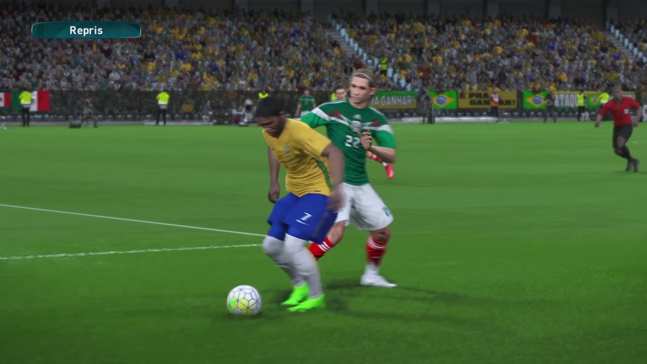 Pro Evolution Soccer 2017 BRAZIL football - YouTube
