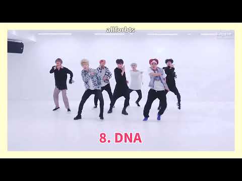 Top 20 BTS Hardest  Dance