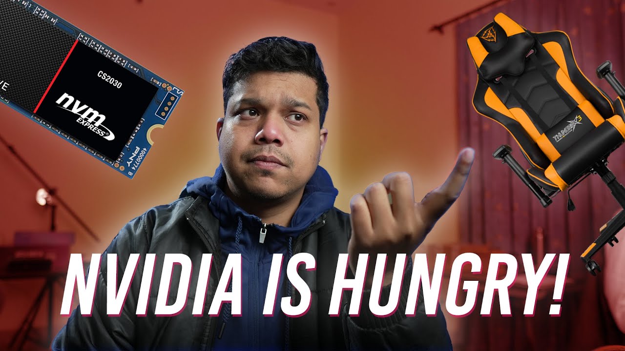 NVIDIA's Crazy GPU! Gaming vs. Office Chair | Upgrading 5600X | Gaming ...