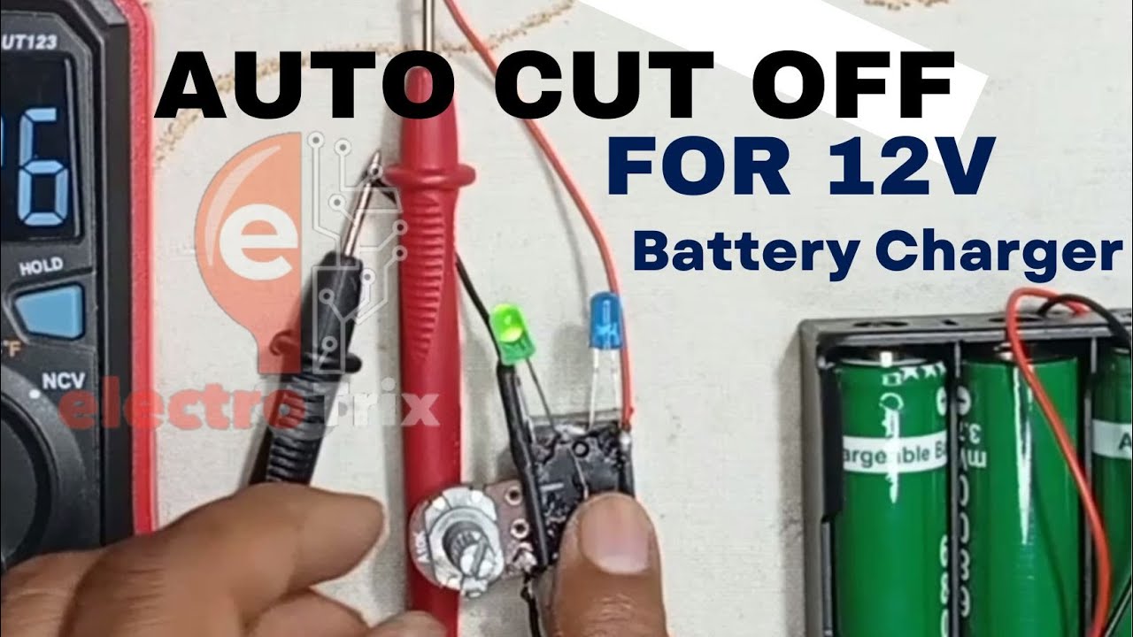 Auto Cut Off for 12V Battery Charger - YouTube