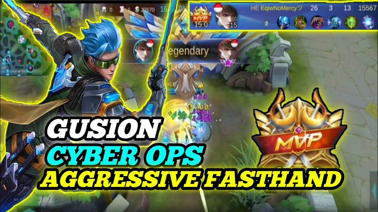 Gusion Cyber Ops | FAST HAND PERFECT | Gusion Montage#2 | Mobile Legend ...