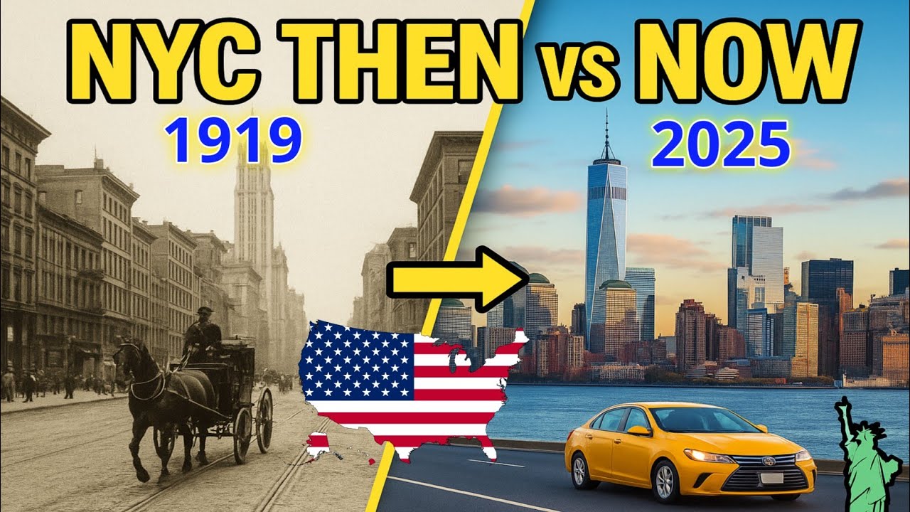 NYC Then vs Now: How New York City Has Transformed Over Time - YouTube
