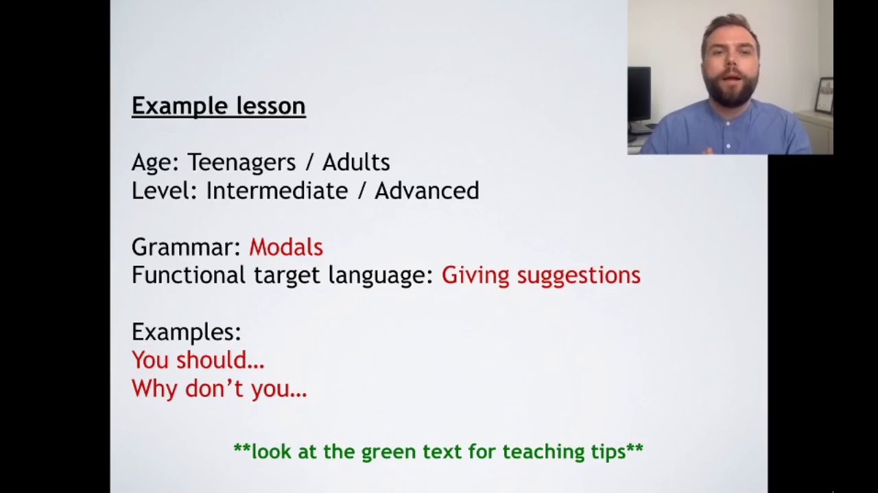 Example EFL/ESL lesson: Modals - YouTube