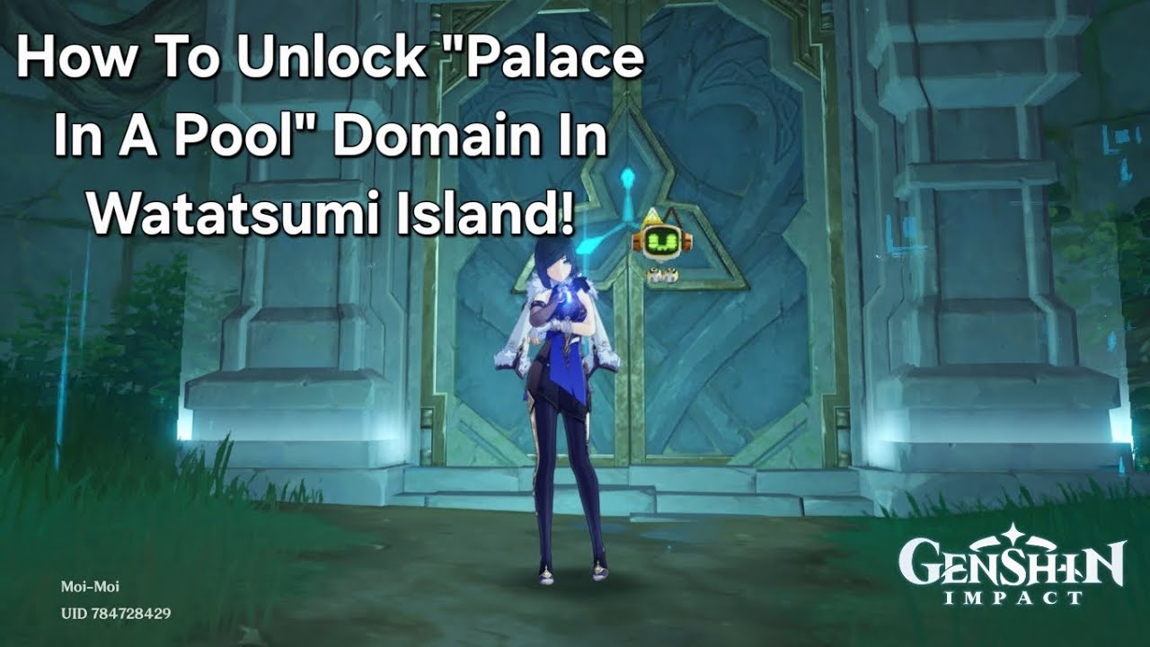 How To Unlock "Palace In A Pool" Domain In Watatsumi Island, Inazuma ...