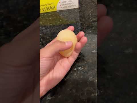 A soft shelled egg! - YouTube