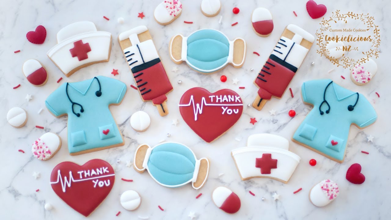 Healthcare Heroes Appreciation Cookies ~ How to make Medical Themed ...