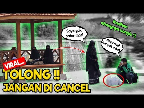 SOCIAL EXPERIMENT | VIRAL OJOL NANGIS DI CANCEL, CEWEK CADAR INI BAIK DAN PEDULI