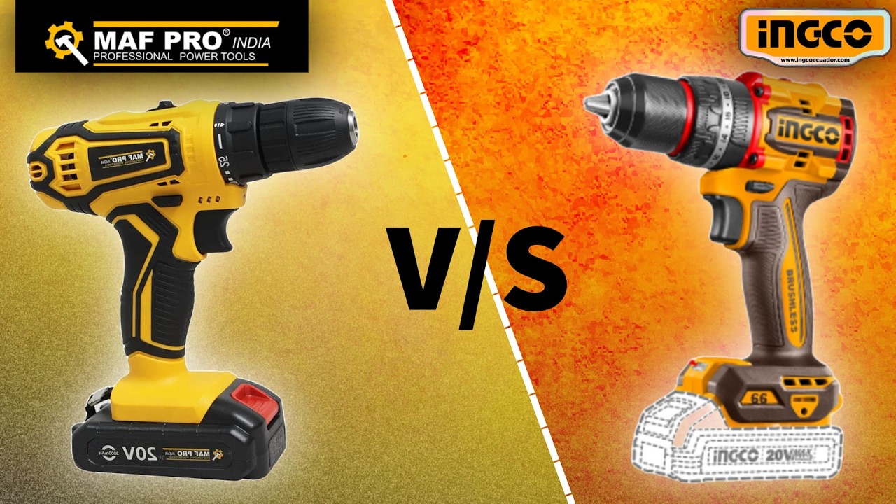 CORDLESS DRILL MACHINE INCCO VS MAF WHICH ONE IS THE BEST? CHEAP VS ...