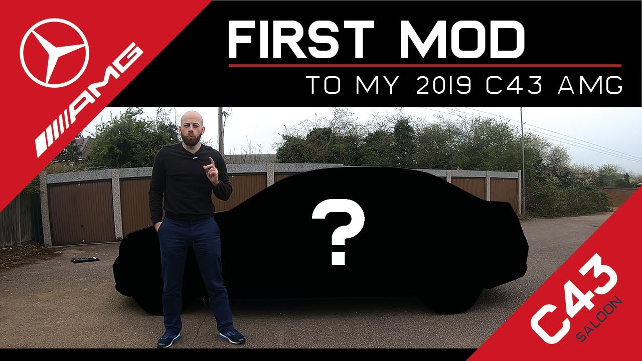First mod to my 2019 C43 AMG - YouTube