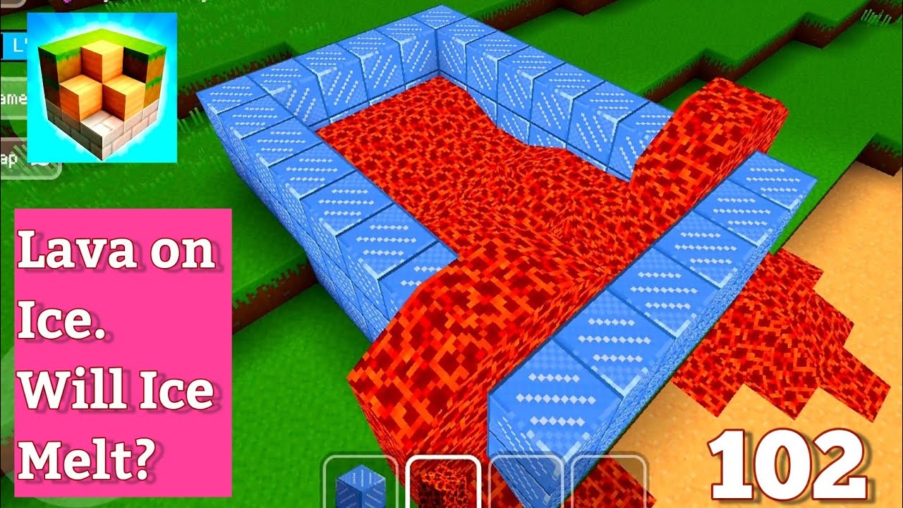 Lava on Ice | Block Craft: 3D Building Simulator Games For Free ...