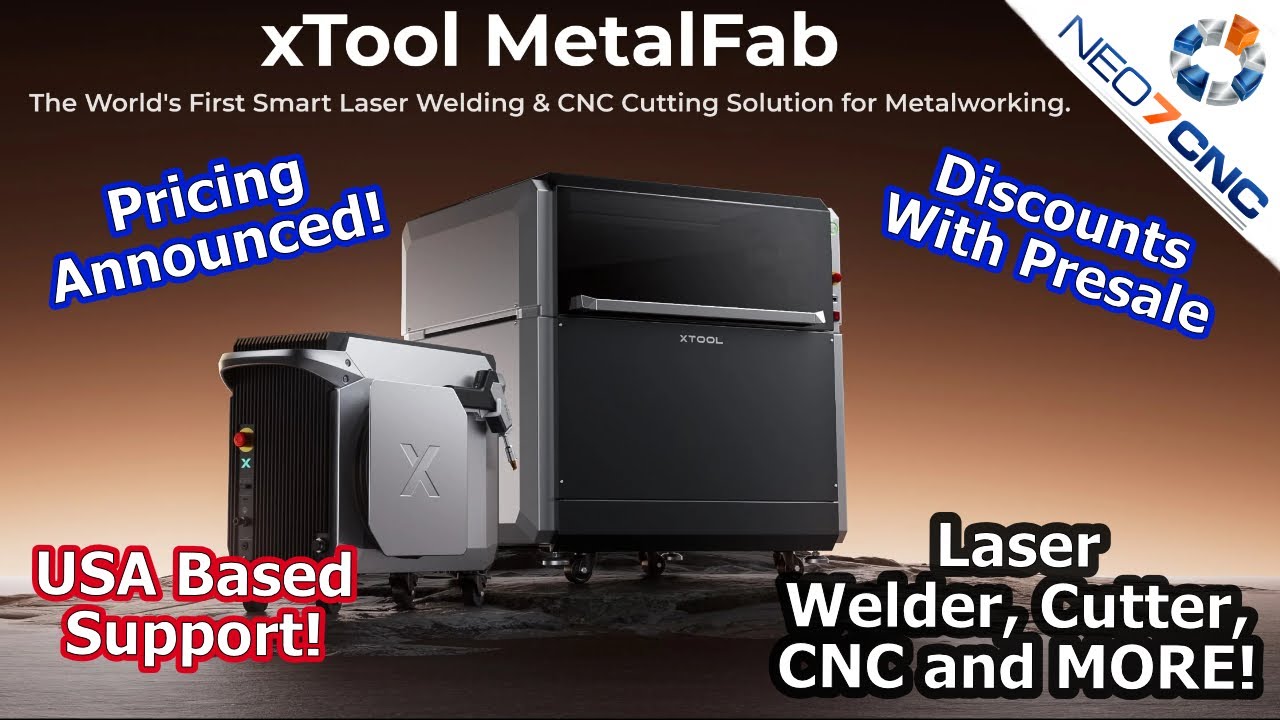 Pricing Announced! - xTool MetalFab Laser Welder And Metal Cutter - YouTube