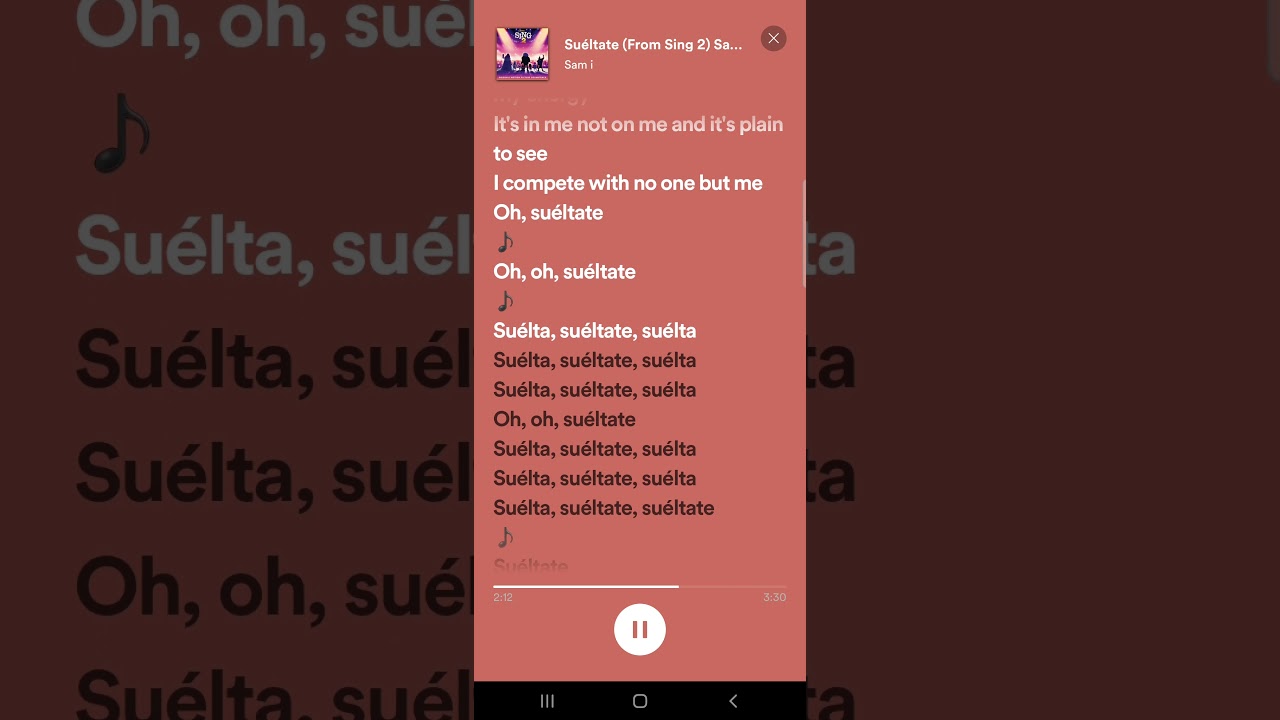 Letra De Canciones Episodio 3 : Sueltate ( De la pelicula sing 2 ),Sam ...