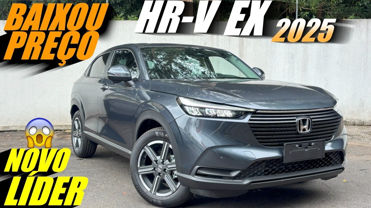 HONDA HR-V EX 2025 - PREÇO BAIXOU! Agora com 10 mil reais de desconto ...