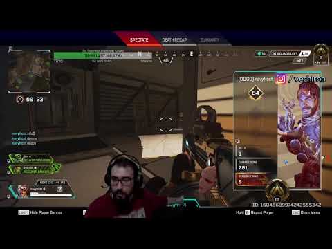 When  killed at the apex legends cause of your team