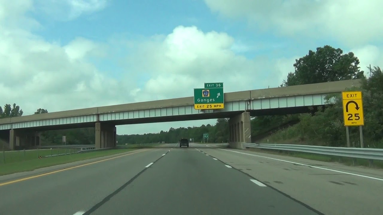 Michigan - Interstate 196 West/South - Mile Marker 40 to 30 - YouTube