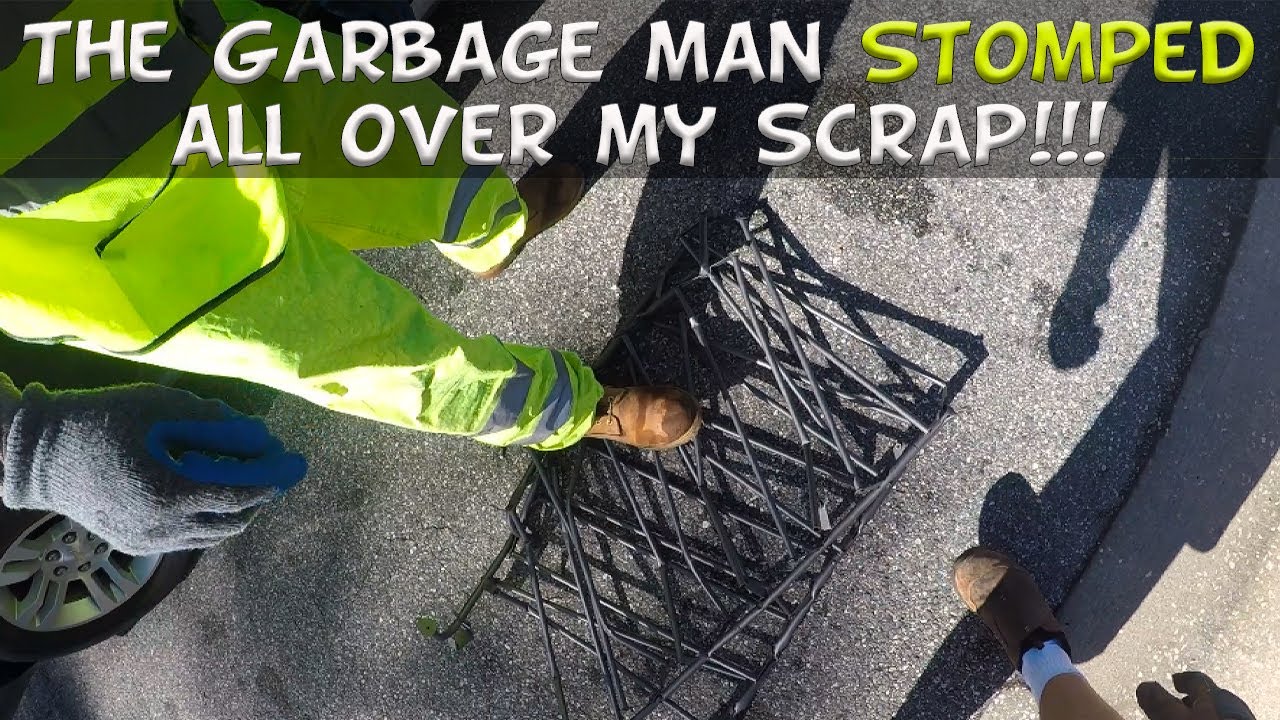 TGIF Street Scrapping - The Garbage Man Stomped All Over My Scrap ...