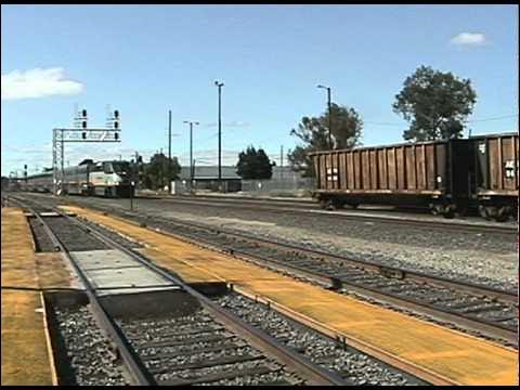 Santa Clara, Ca. Railfanning - Caltrain, Amtrak Capitol Corridor - YouTube