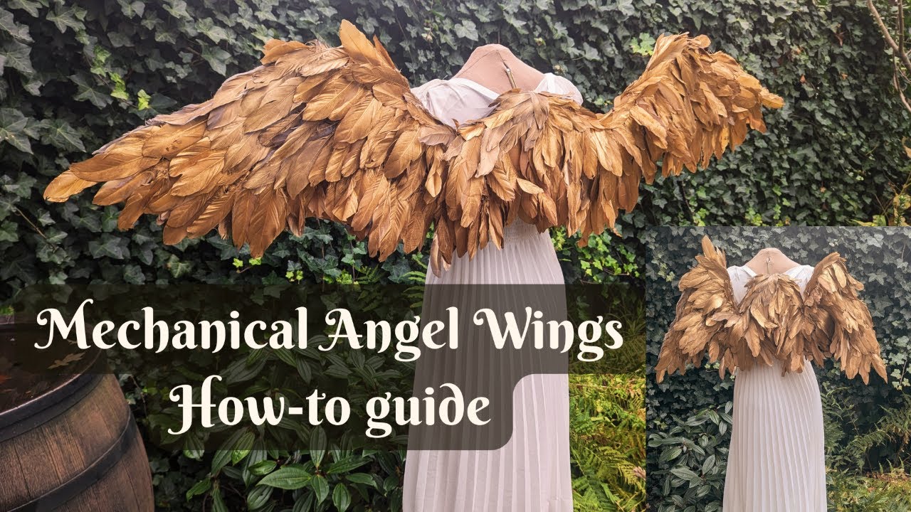 DIY Moving Angel Wings for Cosplay | Step-by-Step Tutorial - YouTube