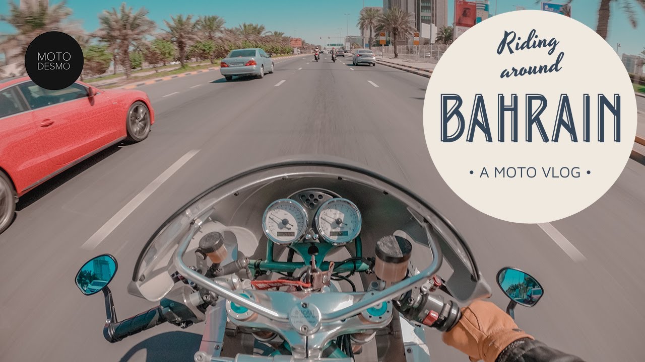 Riding my motorcycle around Bahrain "Ducati Paul Smart" - YouTube