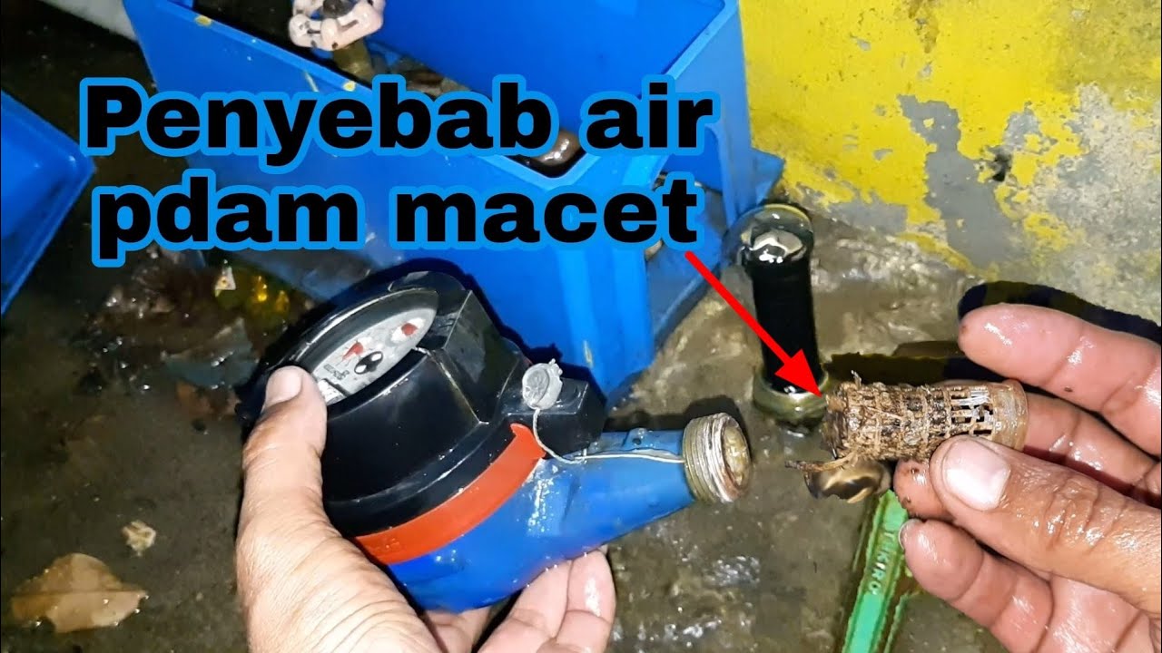 saringan water meter air pdam sumbat, Dari pertama install tidak pernah ...