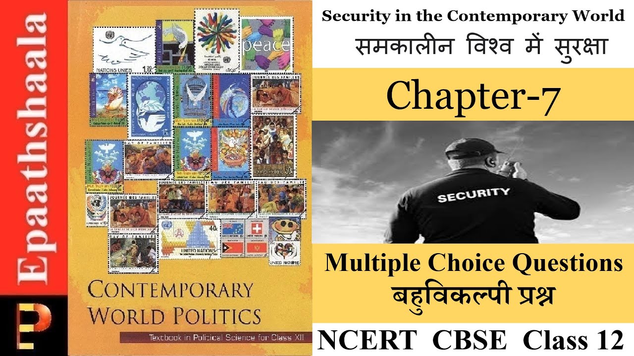 NCERT CLASS 12 Pol. Science Chapter- 7 Security in the contemporary ...