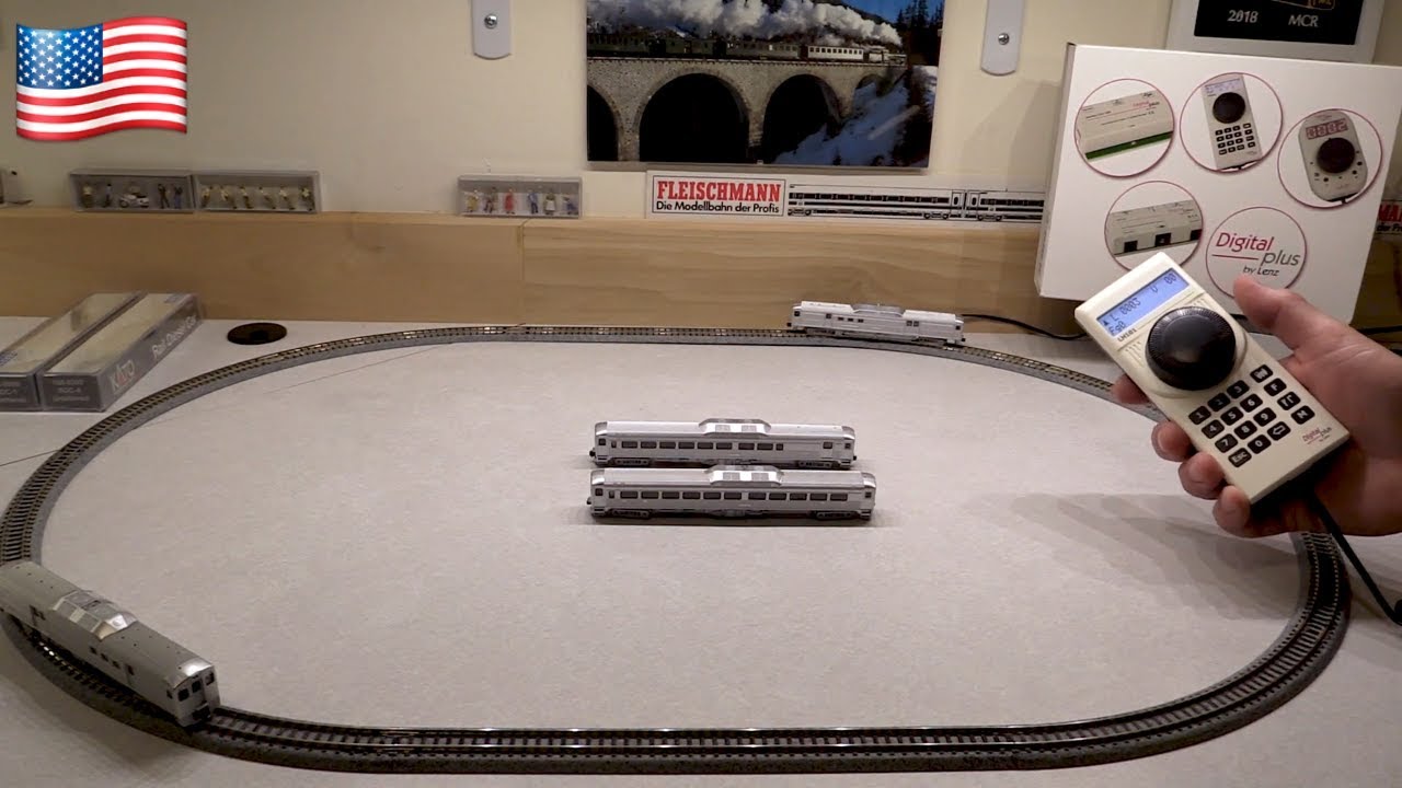 KATO N scale RDC test LENZ Set 01 LZV100 LH101 - YouTube