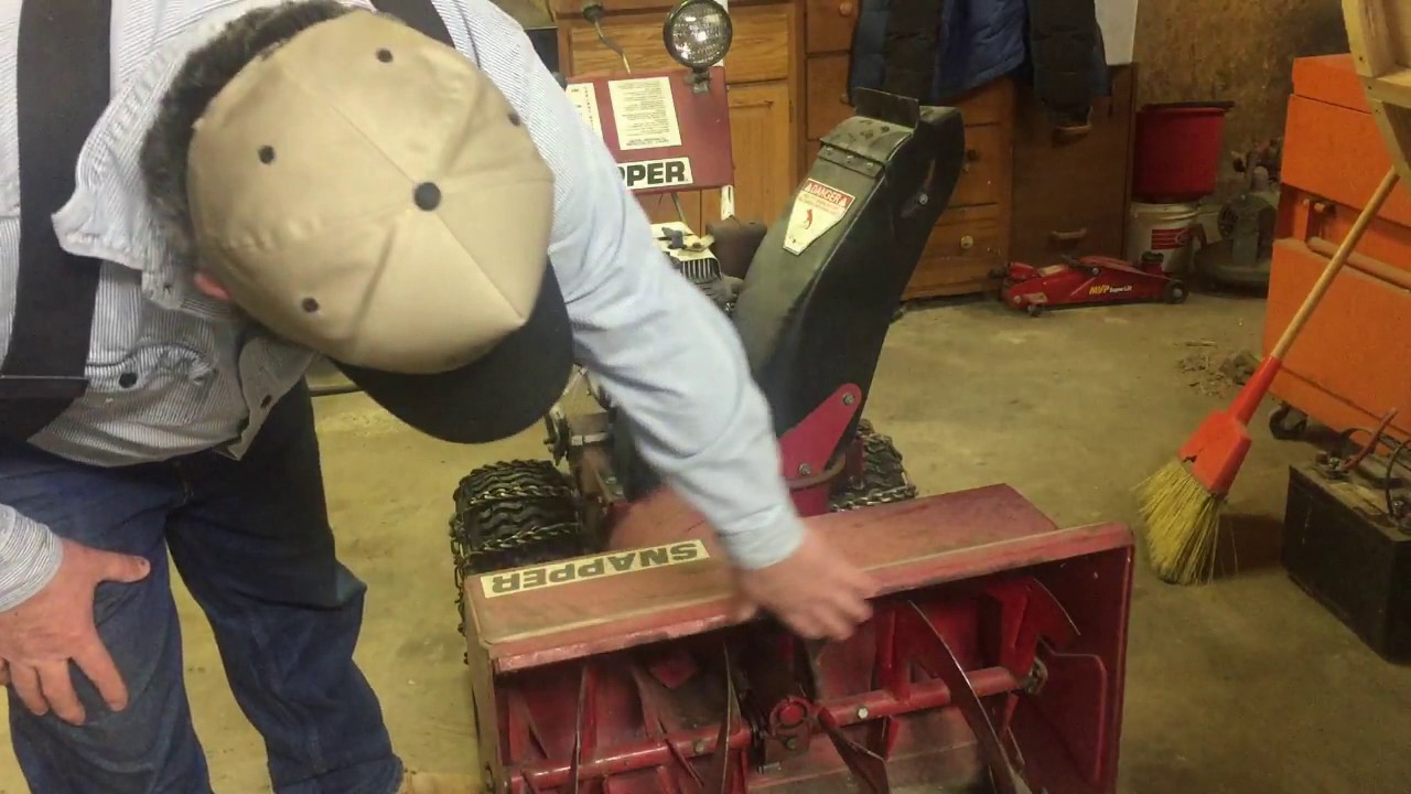 1984 Snapper Snow Thrower (Walk Around) - YouTube