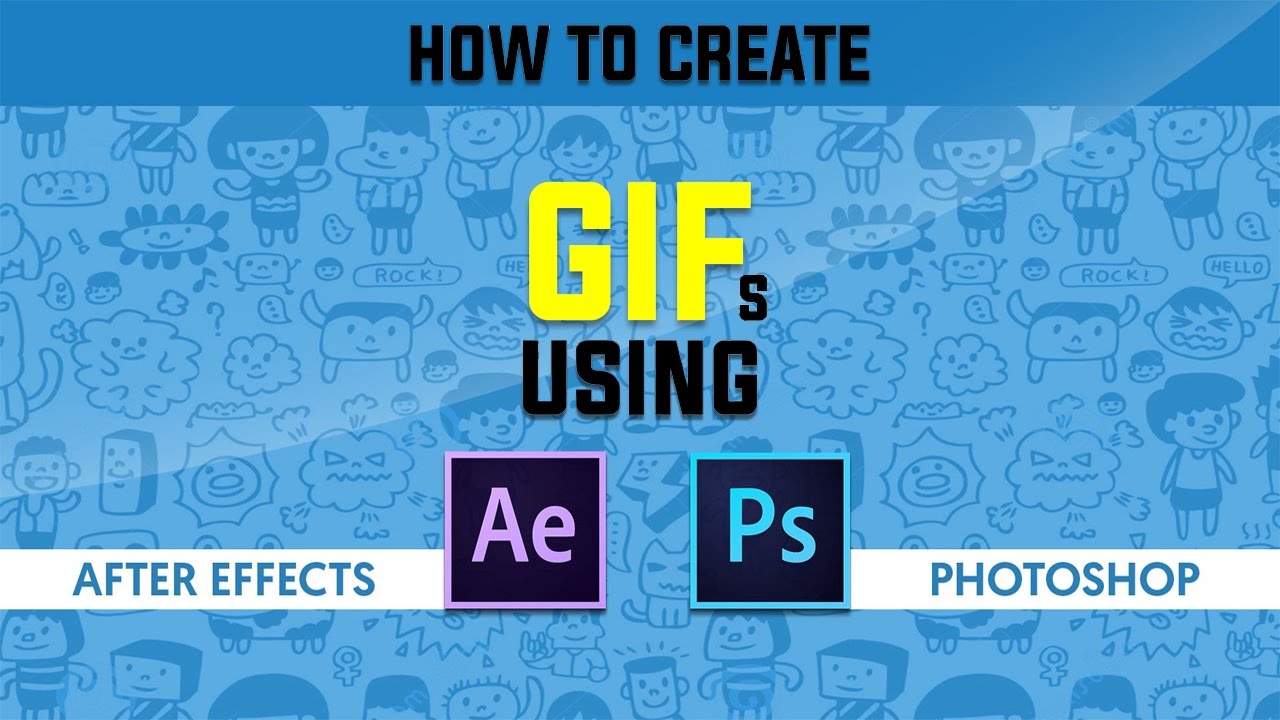 Learn how to create a .gif using Adobe After Effects and Photoshop ...
