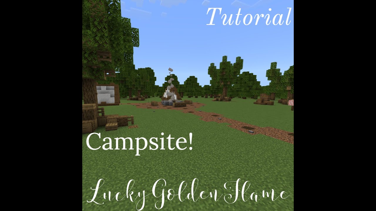 How to build a campsite! (Tutorial) - YouTube