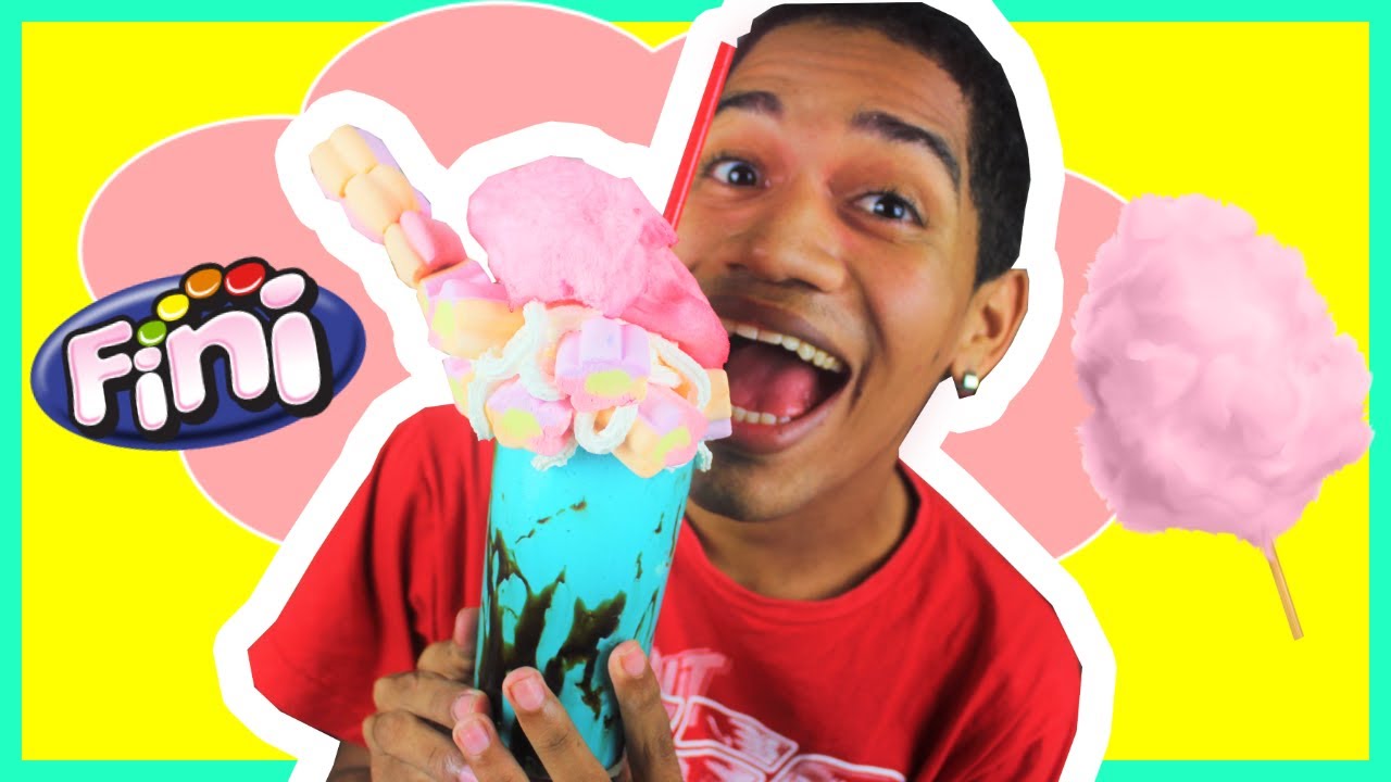 MILK SHAKE DE ALGODÃO DOCE FINI - YouTube