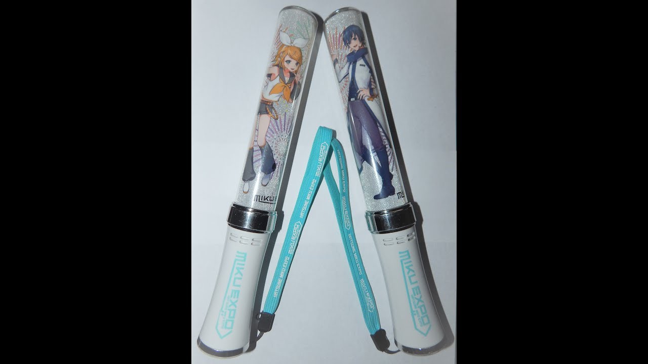 Miku Expo 2018 : How To Use The Miku Expo Glow / Light Stick Films ...