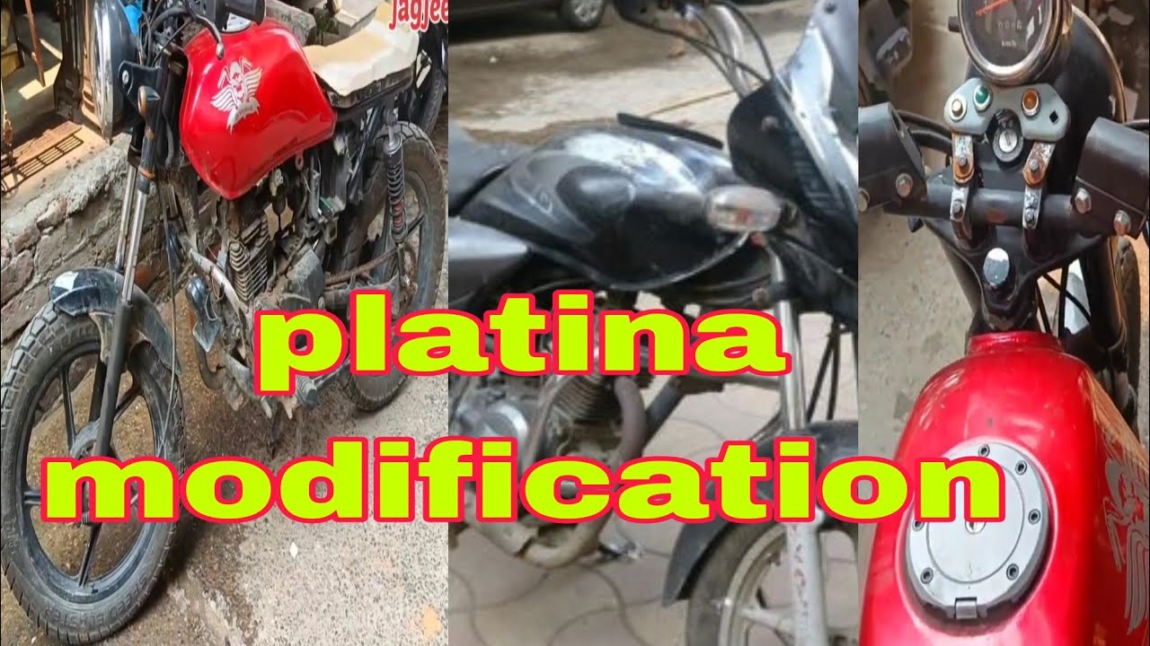 Bajaj platina | modification | punjab | Jagjeet stunt #platina #bajaj # ...